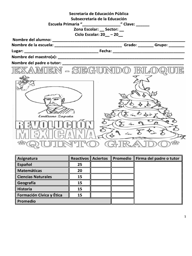 Segundo Examen Rev Mex | PDF