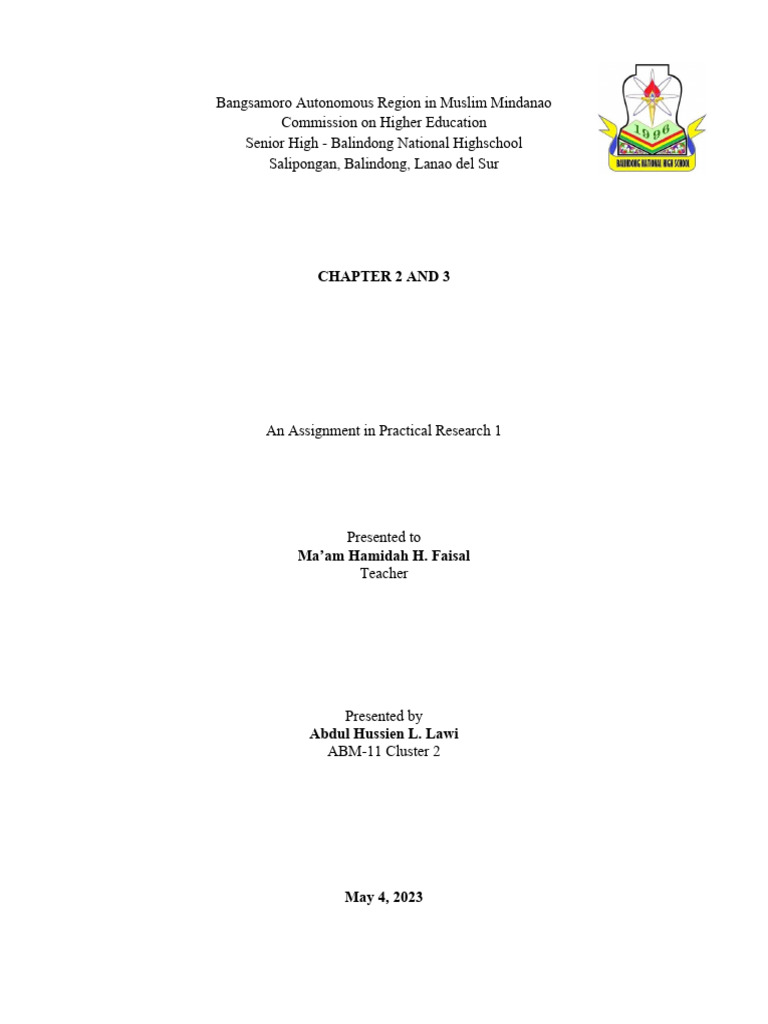 Lawi Assignment in PR1 | PDF | Career & Growth