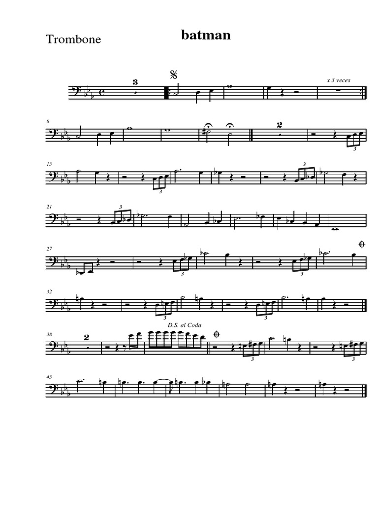 Batman - 003 Trombone | PDF