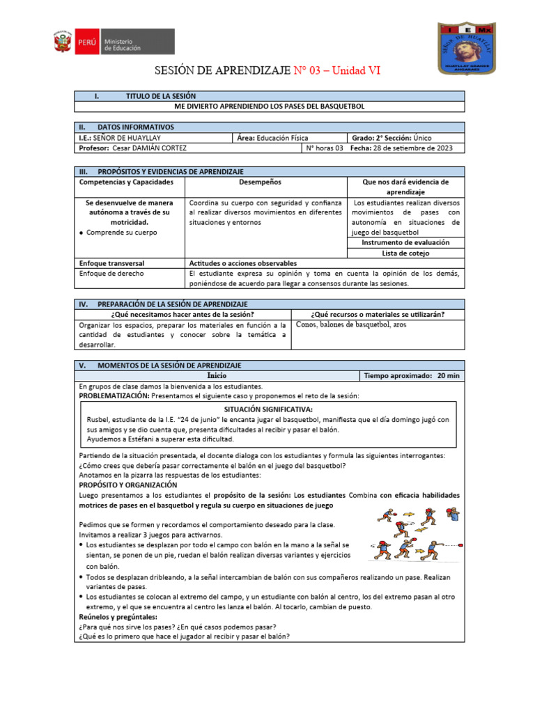 Sesión 2do Grado | Descargar gratis PDF | Aprendizaje | Maestros