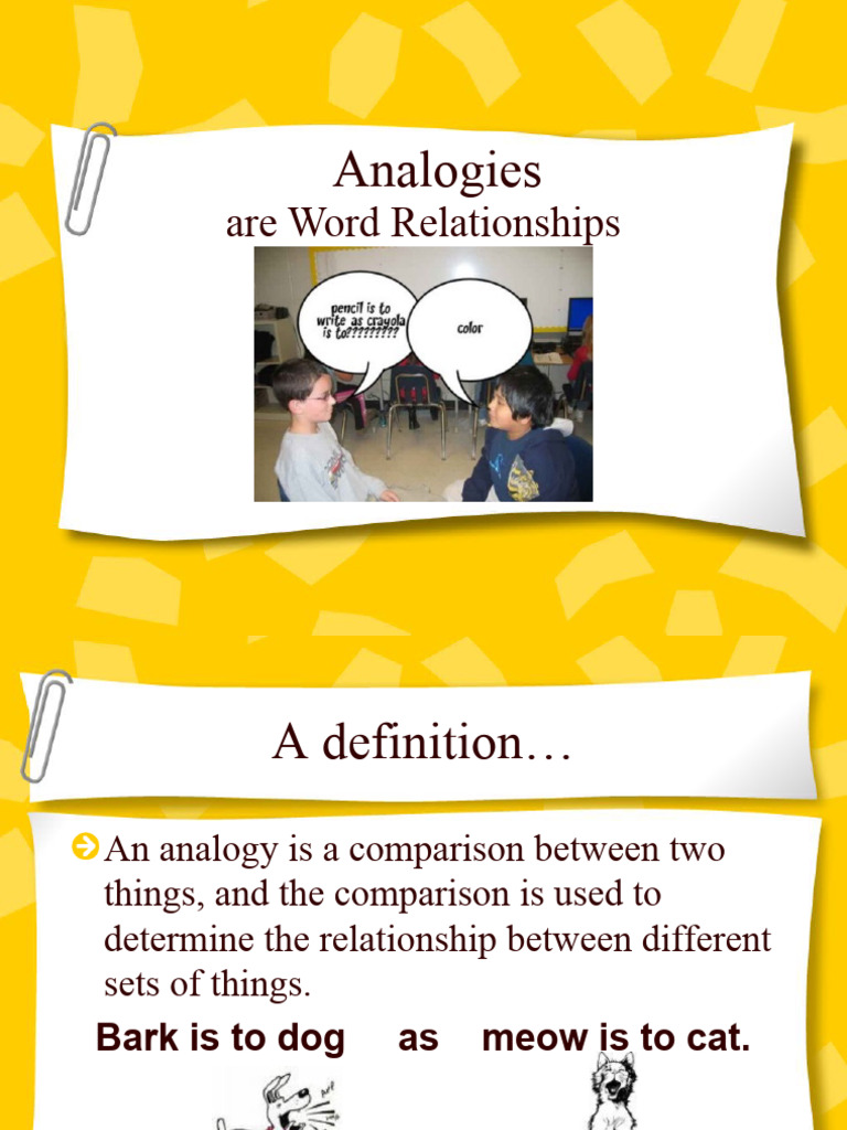 Analogies PP | PDF