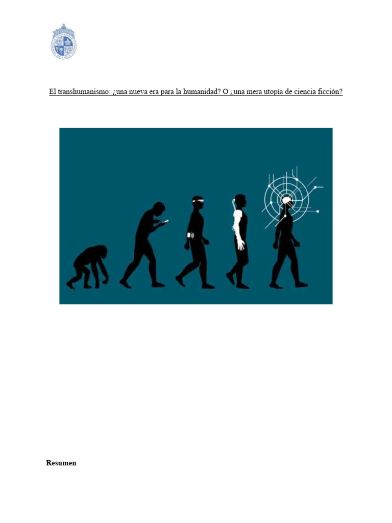 El Transhumanismo | PDF | Transhumanismo | Humano