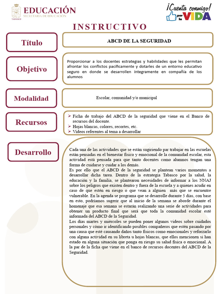 Abcd Instructivo | PDF