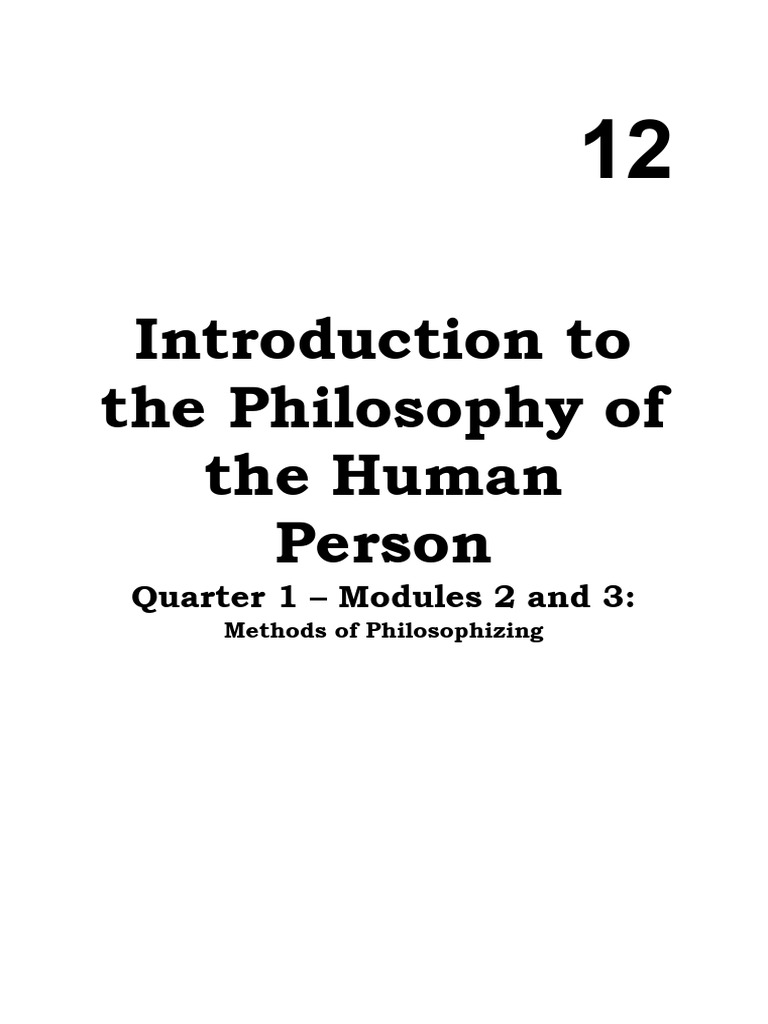 Philosophy - Modules 3 and 4 | PDF | Methodology | Truth