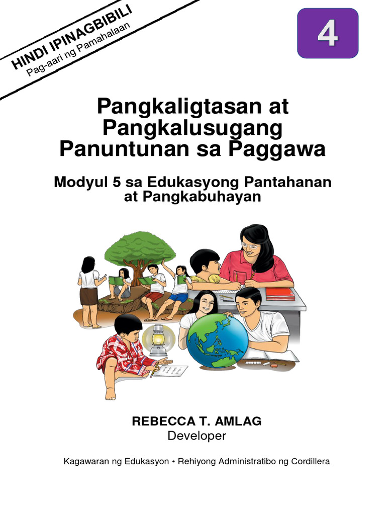 EPP4 - IA - q1Mod5-Pangkaligtasan at Pangkalusugang Panuntunan Sa Paggawa - v3 | PDF
