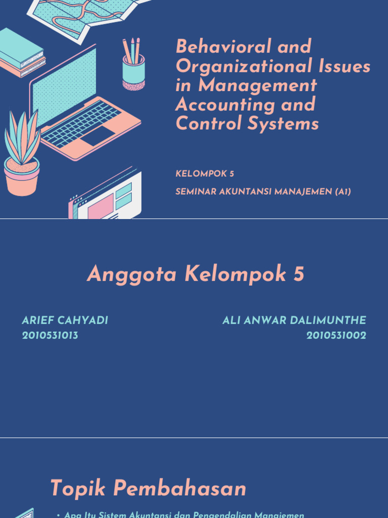 KELOMPOK 5 (SAM A1)_ Behavioral and Organizational Issues in Management Accounting and Control ...