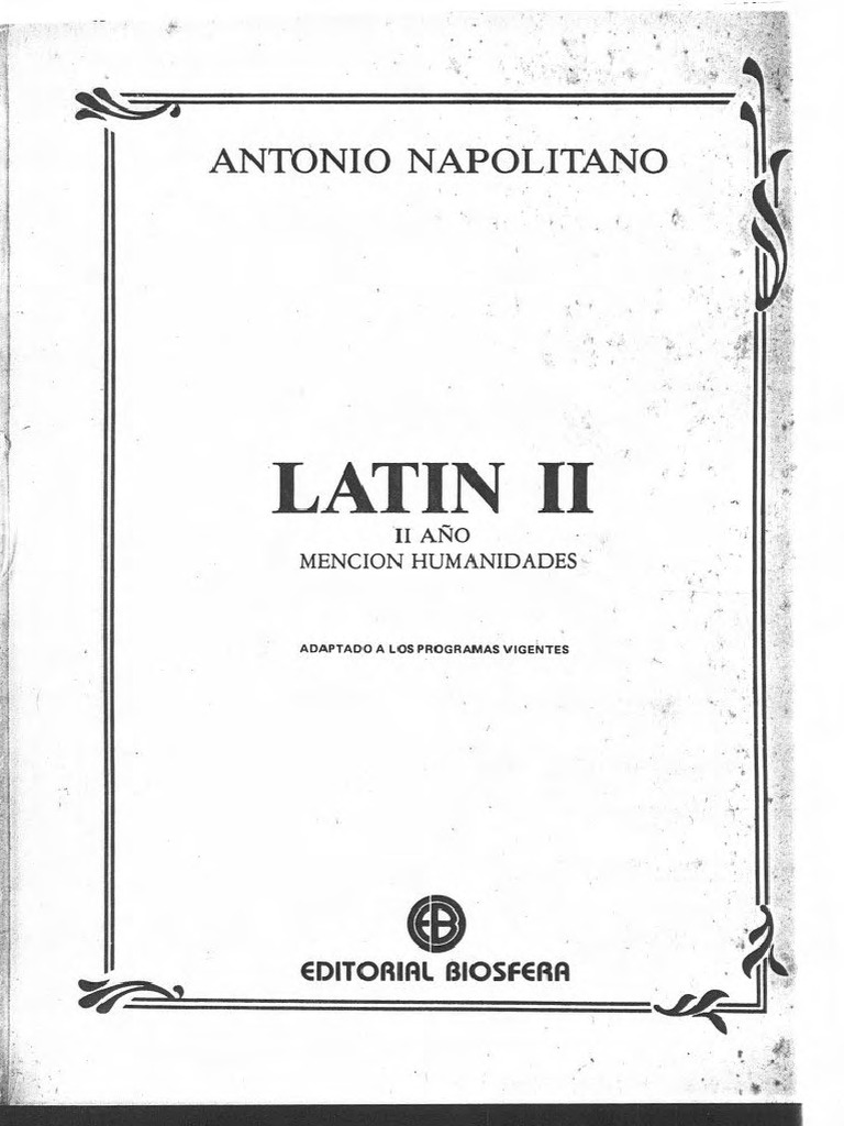 Latin II-1 | PDF