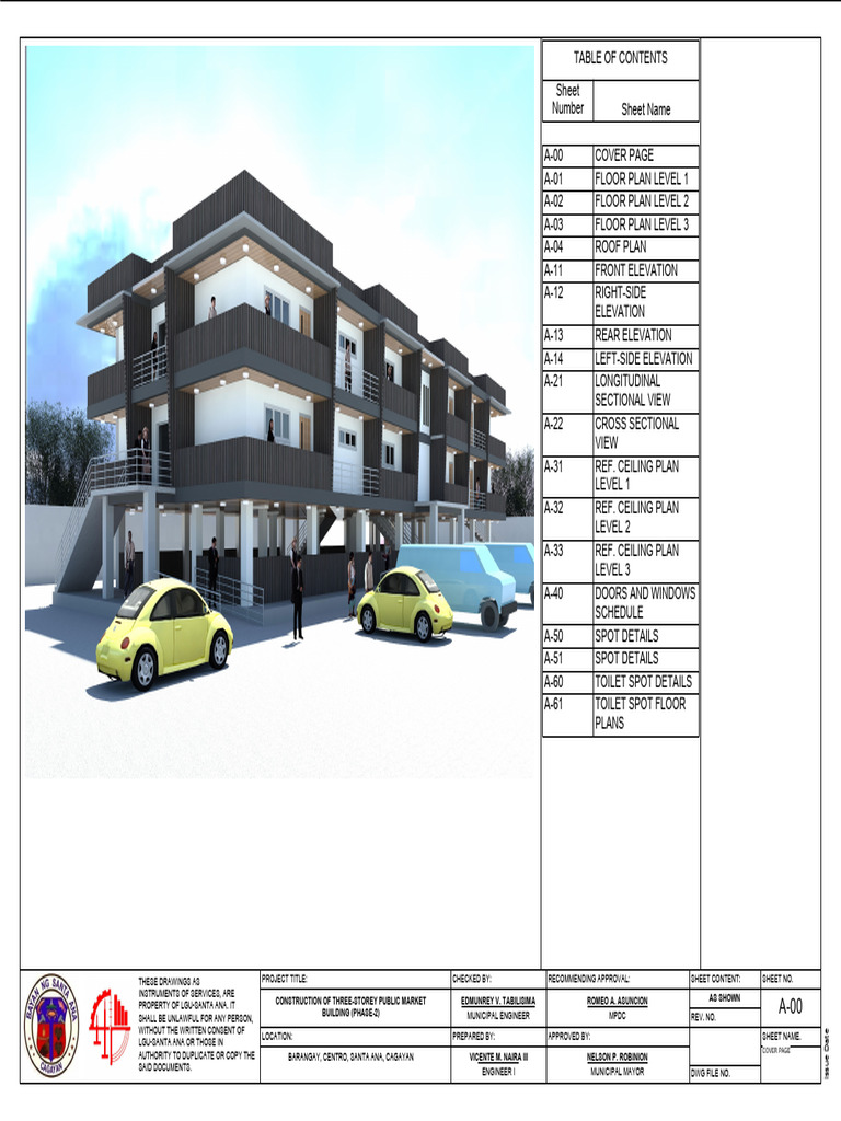 3 STOREY Commercial Building Phase 2 (1) | PDF | Building Engineering ...