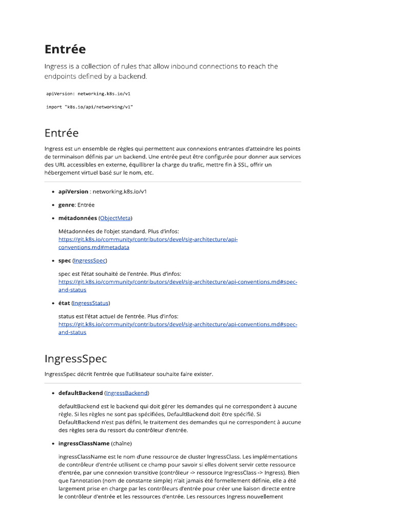 Ingress API K8S | PDF