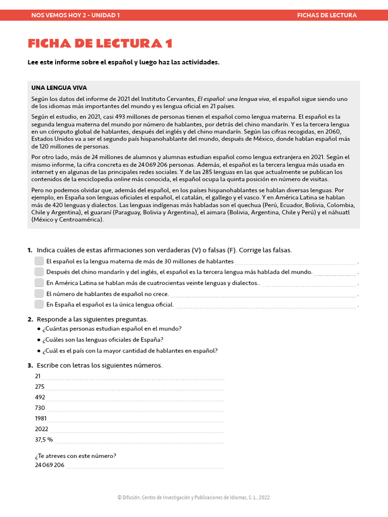 Ficha Lectura 01 | PDF