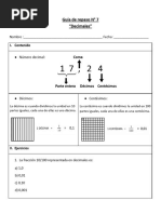 15 Representación Gráfica de Números Decimales | PDF