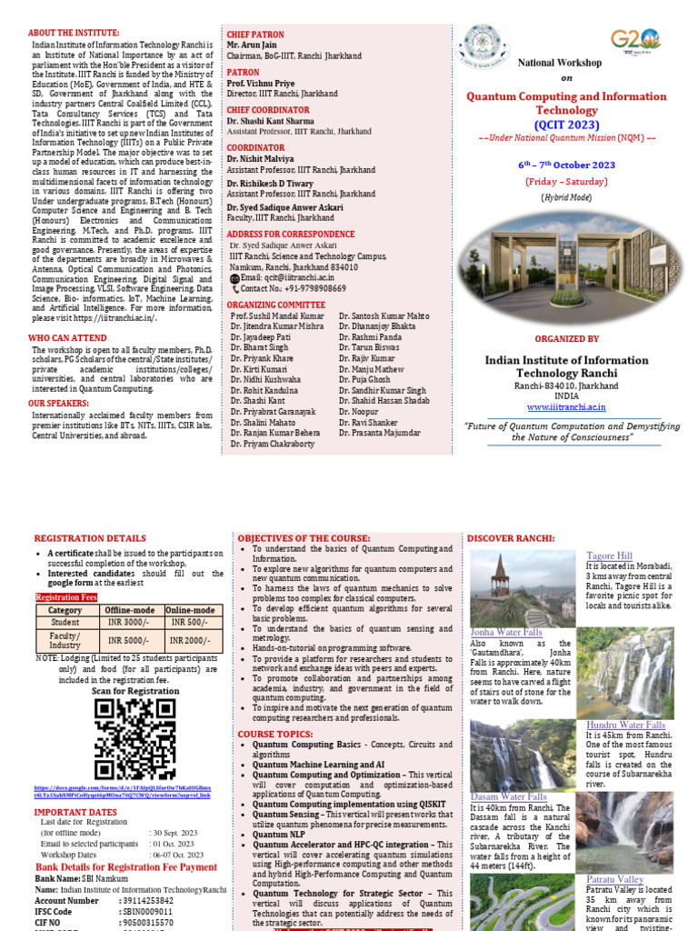 QCIT Brochure-1 | PDF