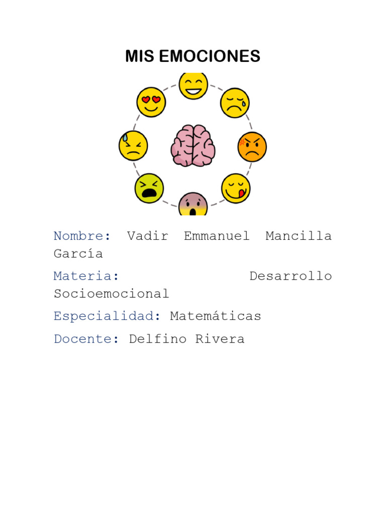 Comprendiendo Mis Emociones | PDF
