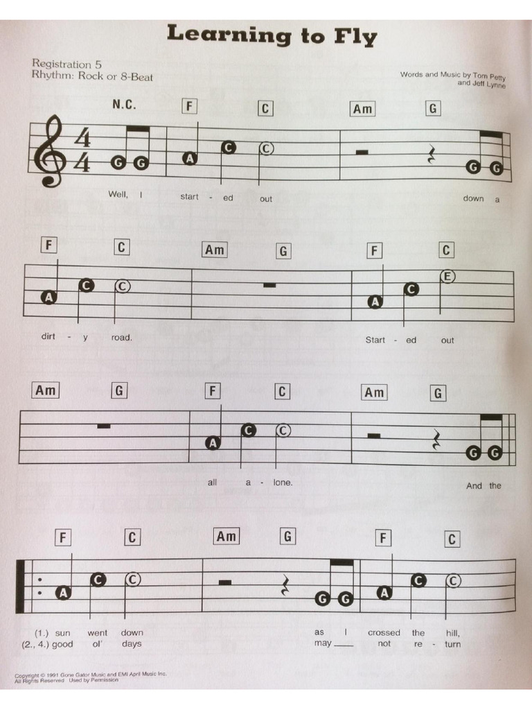 Tom Petty - Learning To Fly | PDF