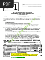 Free WAEC Physics Past Questions PDF Download | PDF | Heat | Force