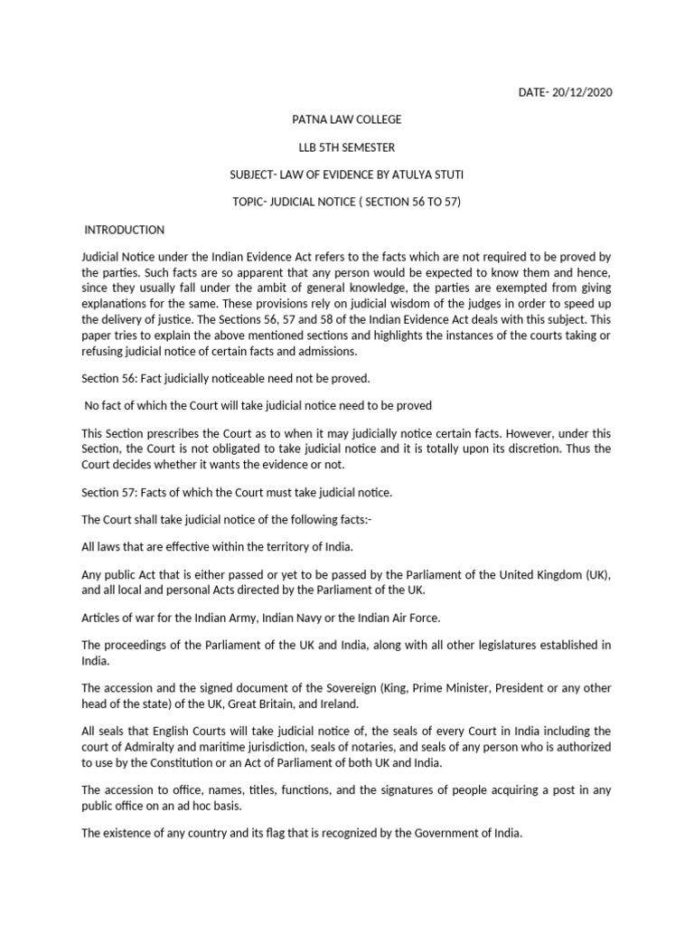 Judicial Notice 111 | PDF | Politics