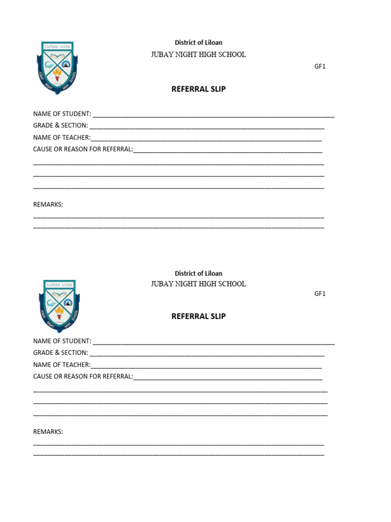 Guidance Forms | PDF