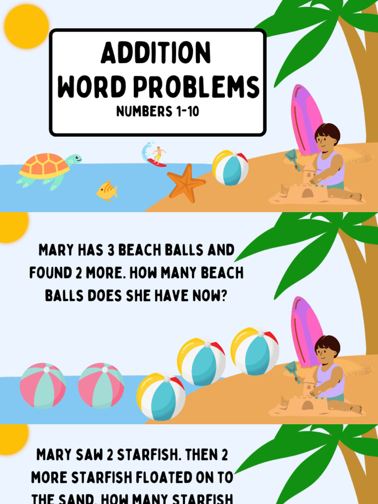 Addition Word Problems | PDF