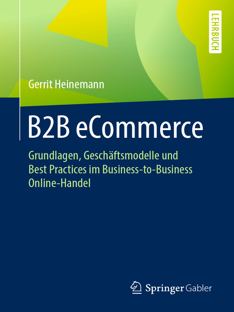 B2B Ecommerce: Gerrit Heinemann | PDF