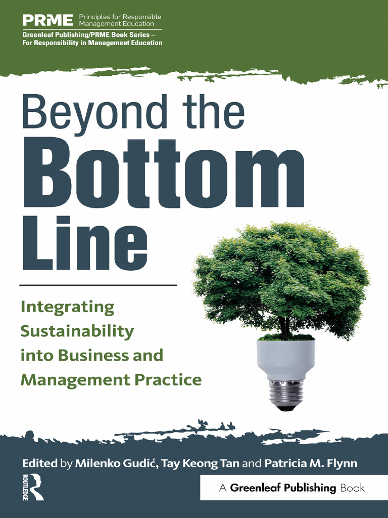 Beyond The Bottom Line Integrating Sustainability Into Business and ...