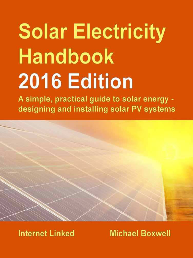 Solar Electricity Handbook 2016 Edition | PDF
