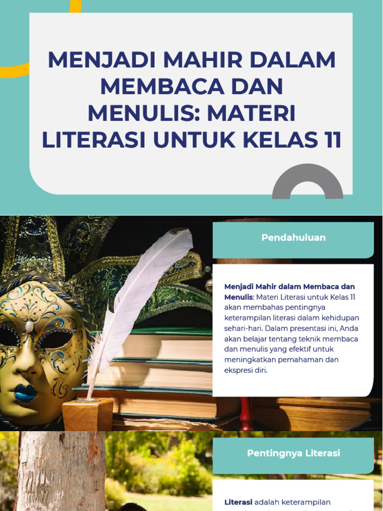 Literasi Kelas 11 | PDF | Karier & Perkembangan