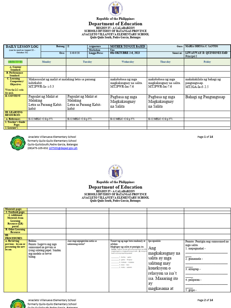 MOCS-WEEK 6-dll-MTB | PDF
