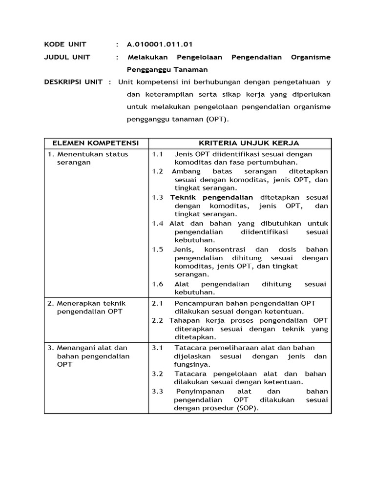Pengelolaan Pengendalian OPT | PDF | Teknologi & Rekayasa