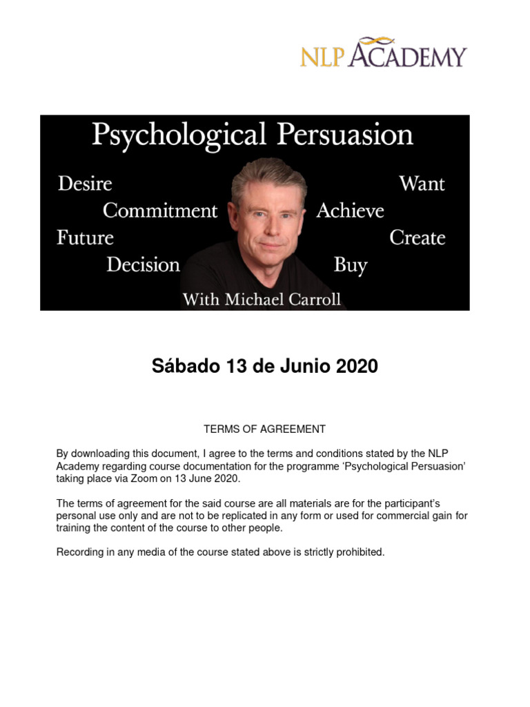 Psychological Persuasion Manual SPANISH | PDF