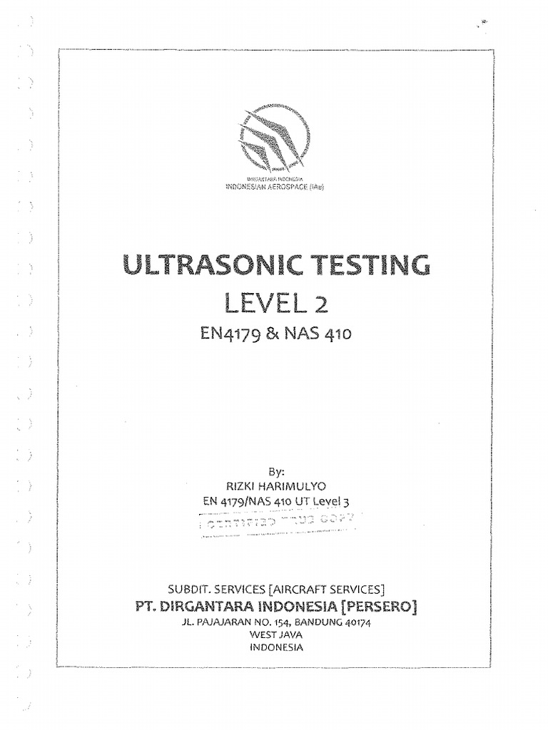 Ultrasonic Testing (1) | PDF
