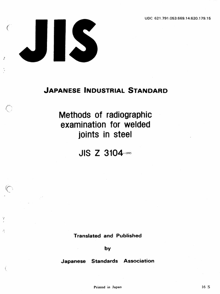 Dokumen - Tips Jis Japanese Industrial Standard Jis Z 3104 1995 ...