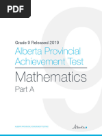 Grade 9 Math PAT Review Questions | PDF