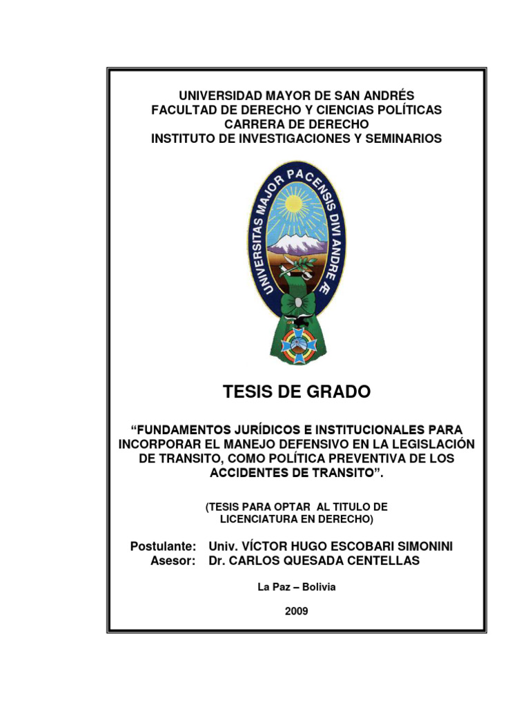 Tesis de Grado | PDF