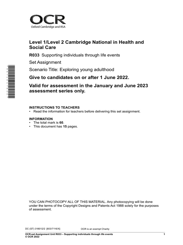 Set Assignment R033 005 | PDF