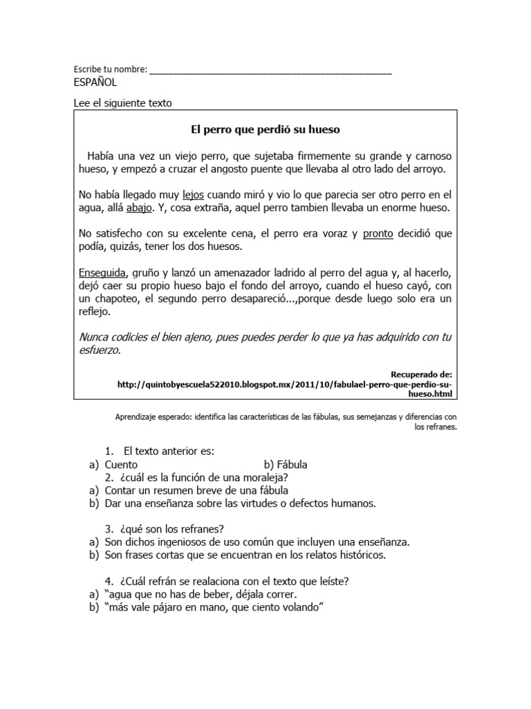 Eval. Diagn. 6° | PDF