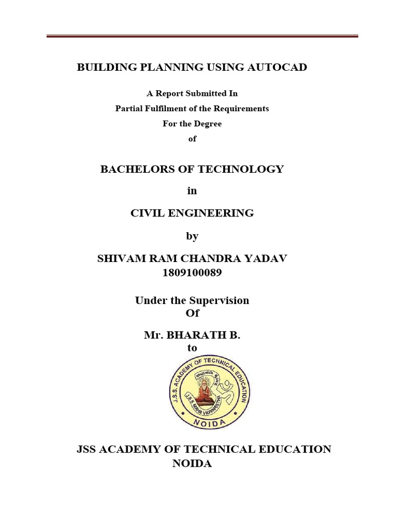 AutoCAD for Building Planning in Civil Engineering | PDF