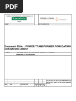 Design of Transformer Foundation | PDF | Strength Of Materials | Young ...