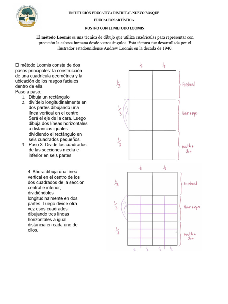 Rostro Método Loomis Pdf