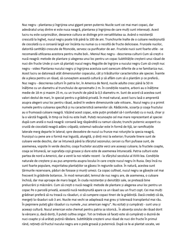 Nuc Negru | PDF