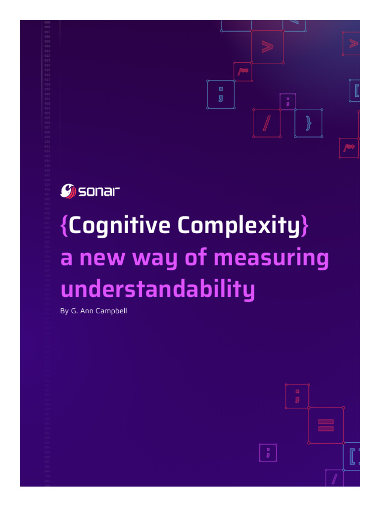 Cognitive Complexity Sonar Guide 2023 | PDF