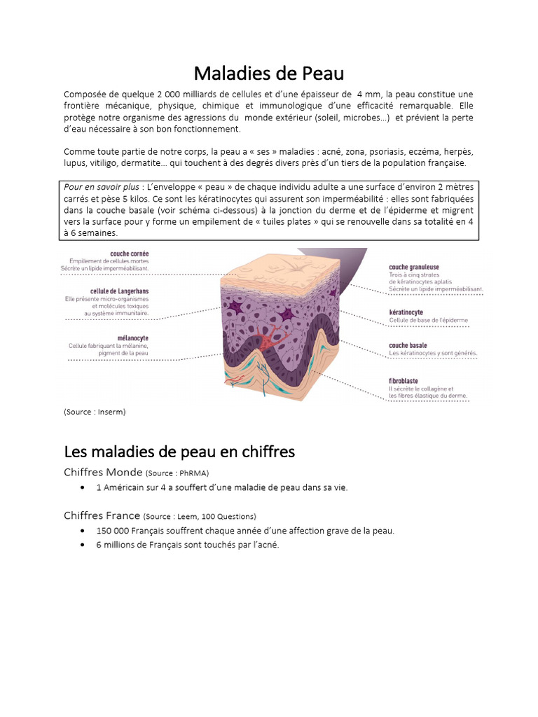 Maladies de Peau | PDF