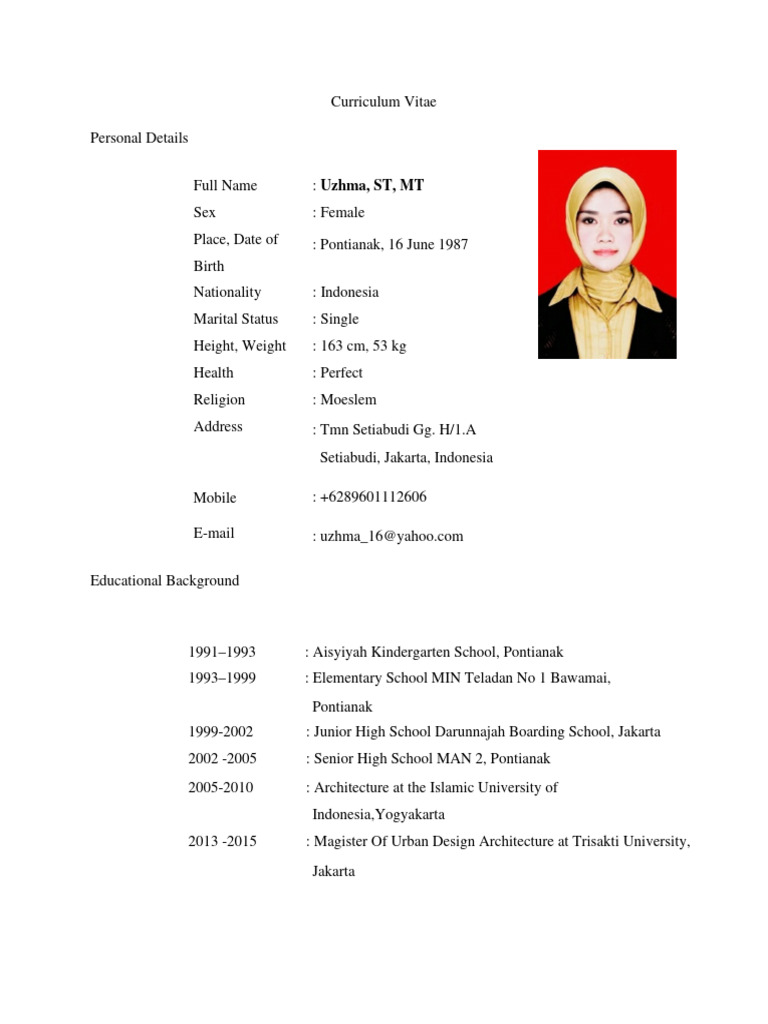 Resume Uzhma Abdul Halim | PDF