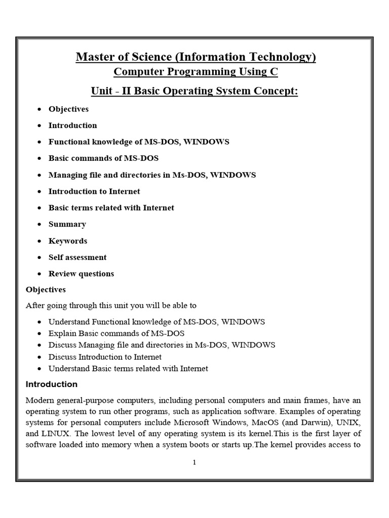 Computer Programming Using C Unit II | PDF Computer Programming Using C Unit II | PDF