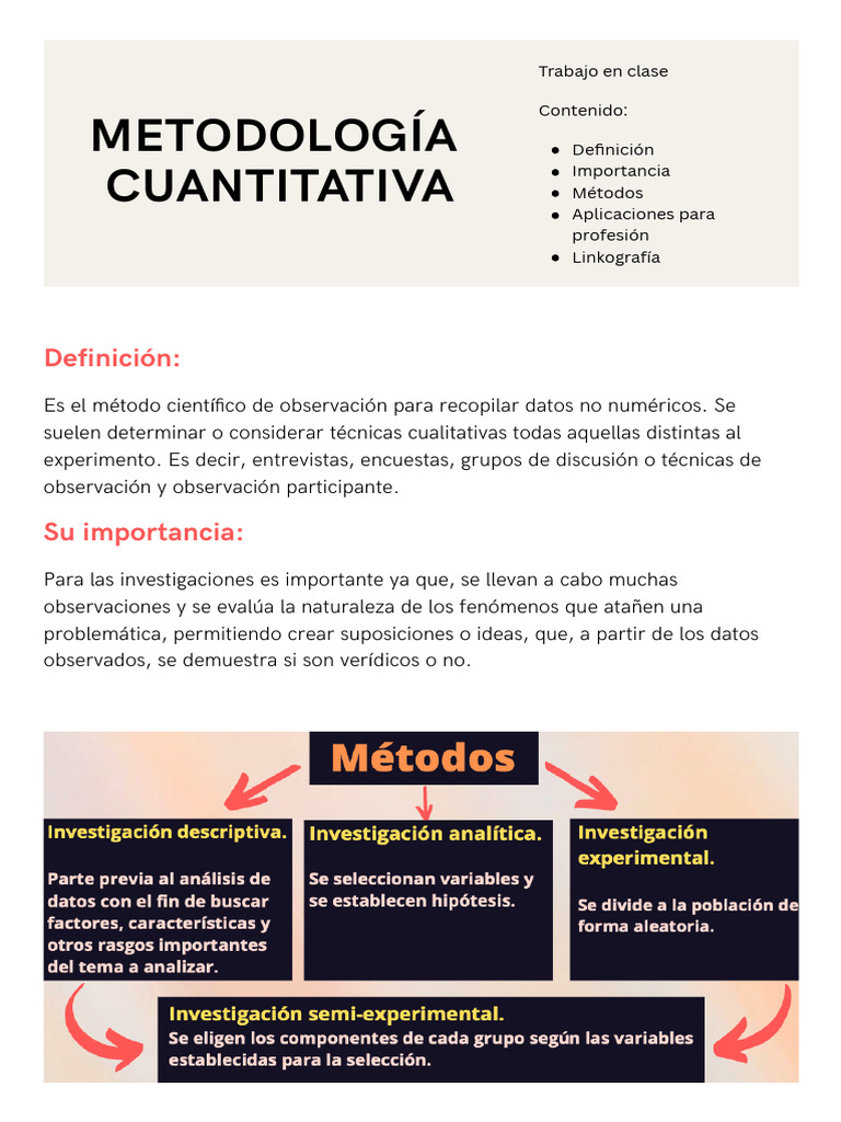 Metodología Cuantitativa | PDF
