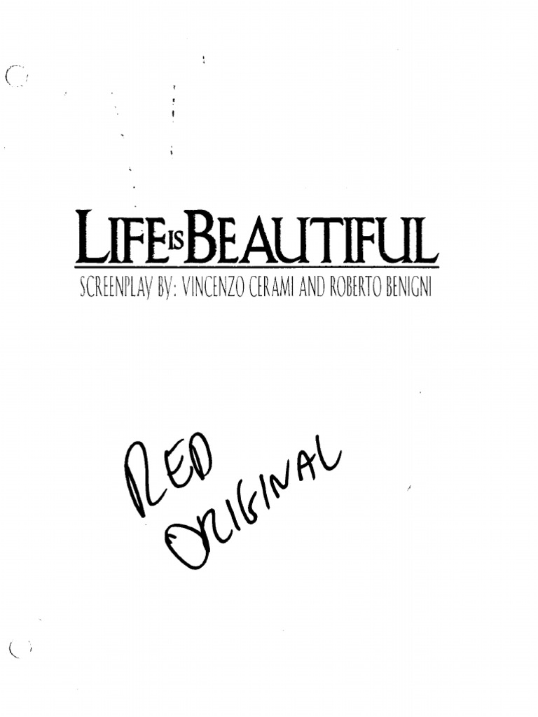 Life Is Beautiful | PDF