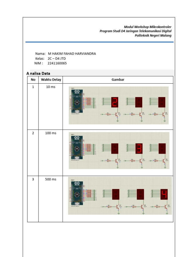 Tugas Seven Segment | PDF
