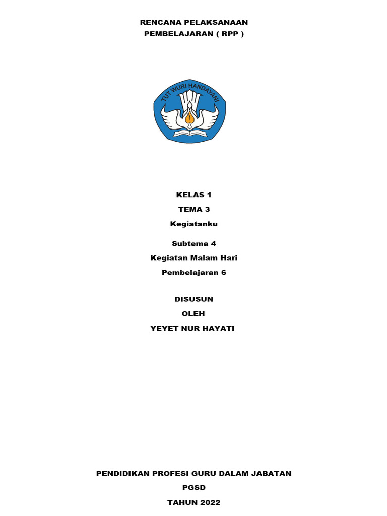 RPP Mamak Baru | PDF