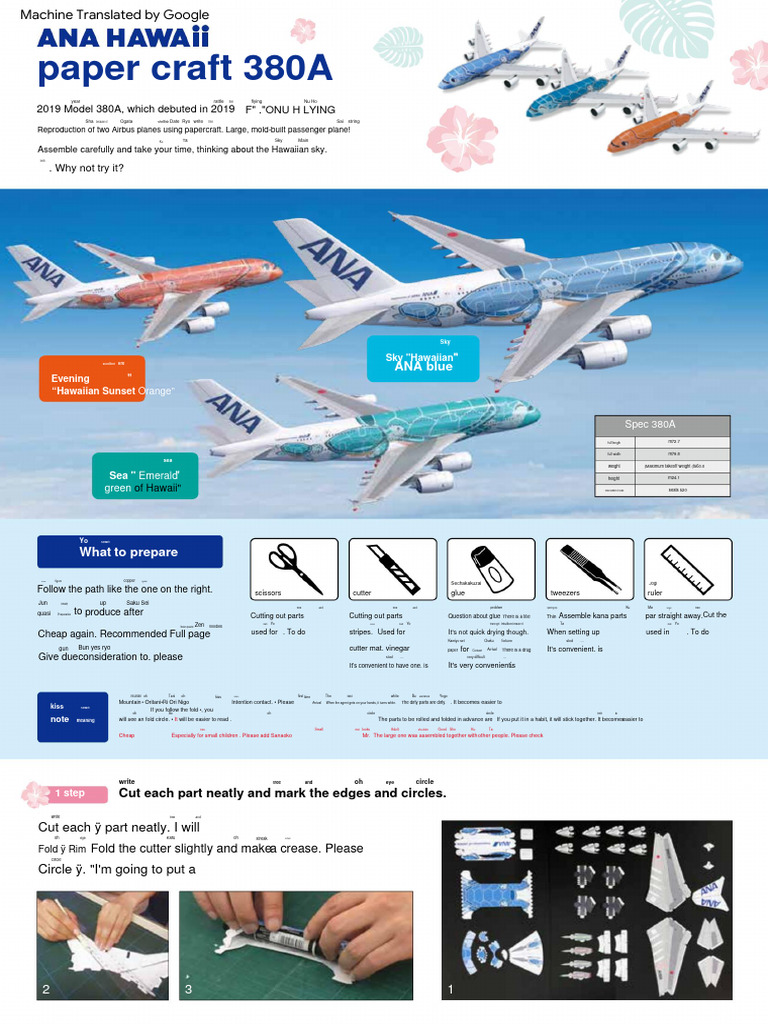 A380 Manual-1 | PDF