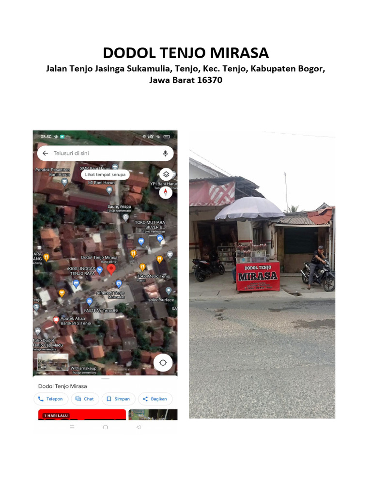 Dodol Tenjo Mirasa | PDF