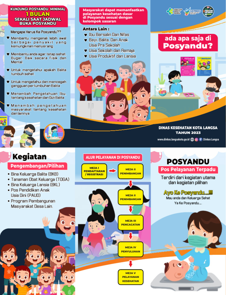 Brosur Posyandu Dinkes Rev | PDF
